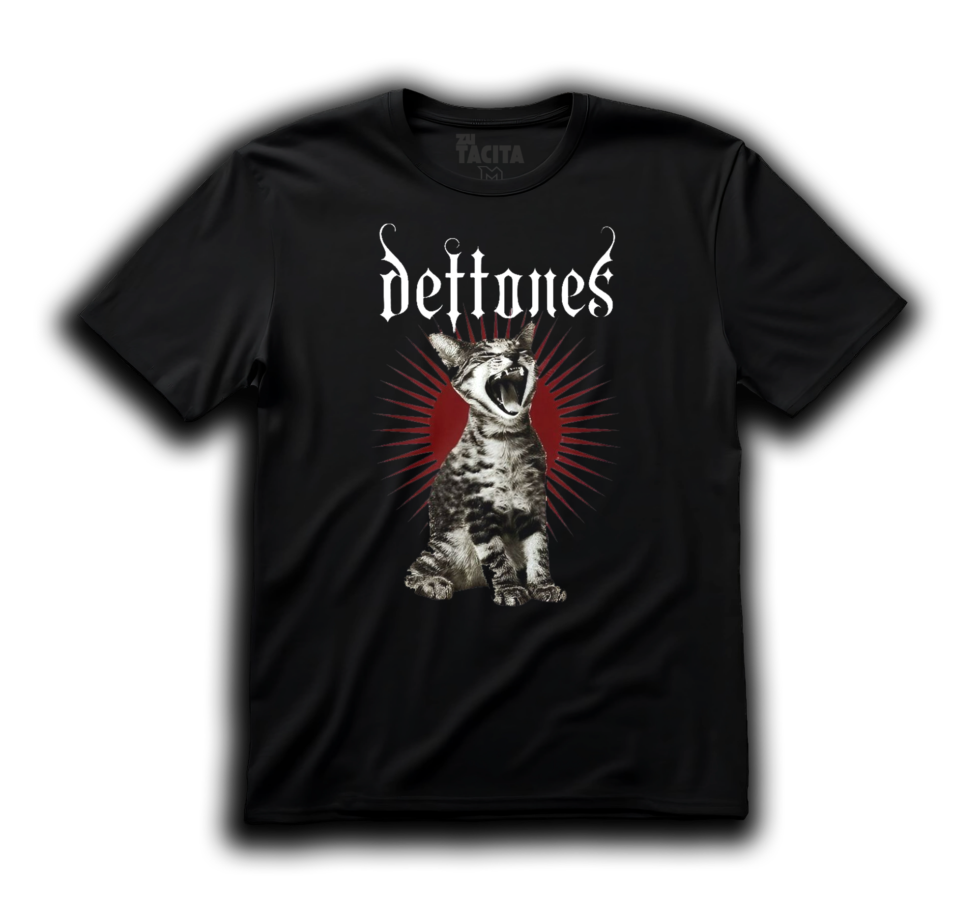 Polera DEFTONES - RED CAT – Zutacitacl